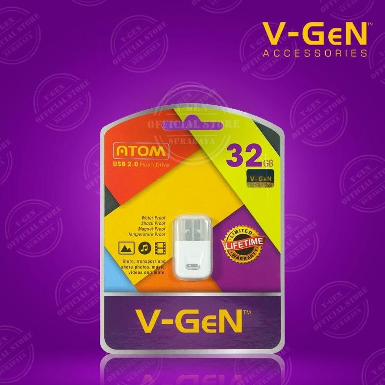 Jual USB Flashdisk V-GeN 32GB ATOM 2.0 (USB Flash Disk VGEN) | Shopee ...