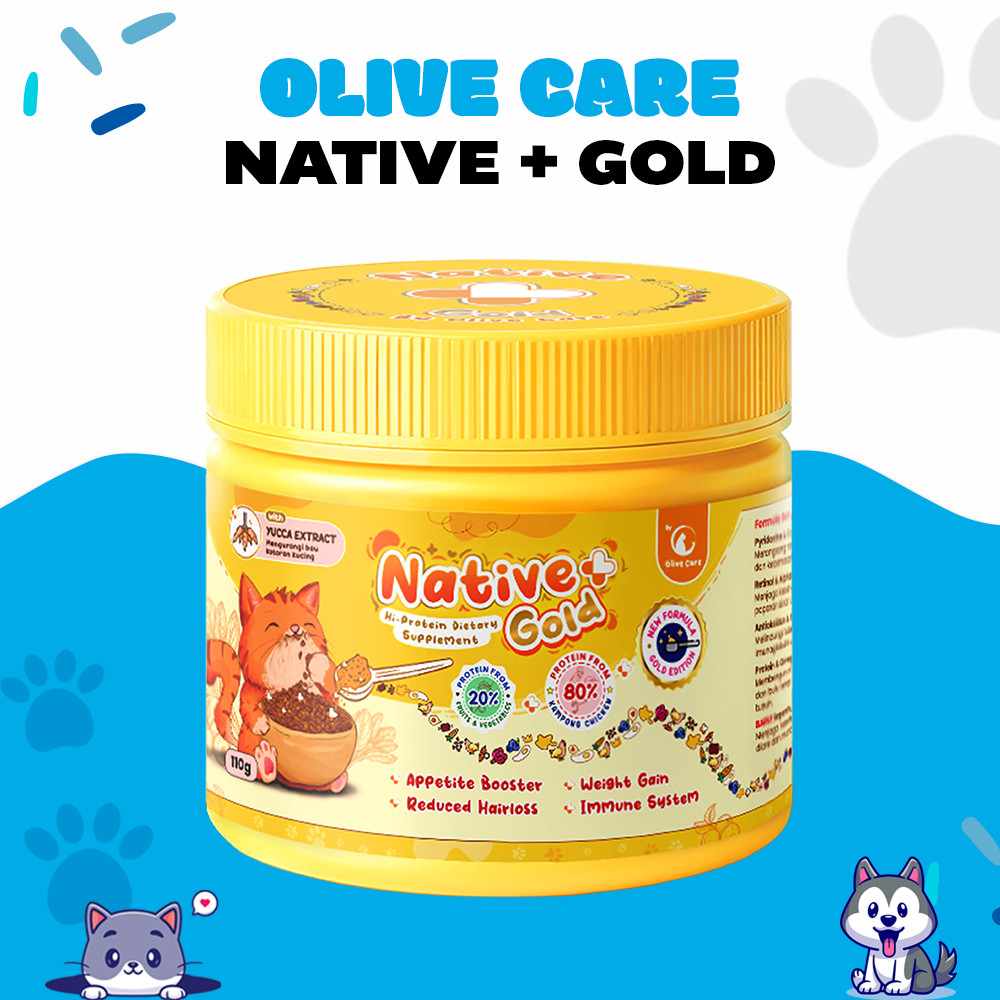 Jual OLIVE CARE NATIVE+ - VITAMIN KUCING | Shopee Indonesia