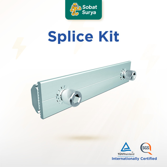 Jual Mounting Solar Panel / Panel Surya - Rail Joiner / Splice Kit | Shopee Indonesia