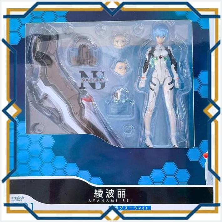 Jual [GUN] FIGMA 091 REI AYANAMI: PLUGSUIT VER. EVANGELION: 2.0 YOU CAN ...