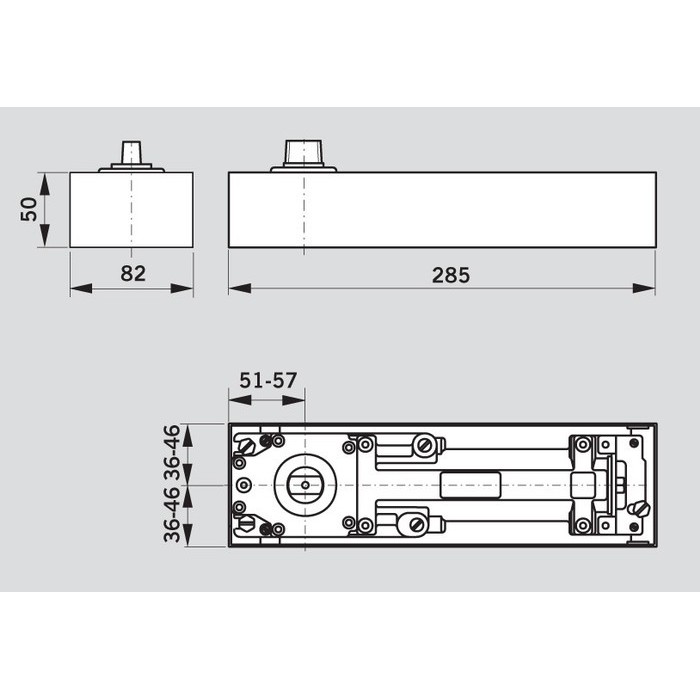 Jual Dorma Floor Hinge BTS 75V EN 1-4 Dormakaba BTS75V EN1-4 | Shopee ...