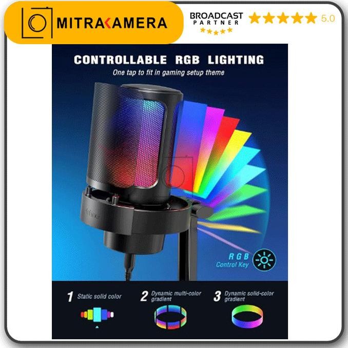 Jual FIFINE AMPLIGAME A8 PLUS USB MIC WITH CONTROLLABLE RGB | Shopee Indonesia