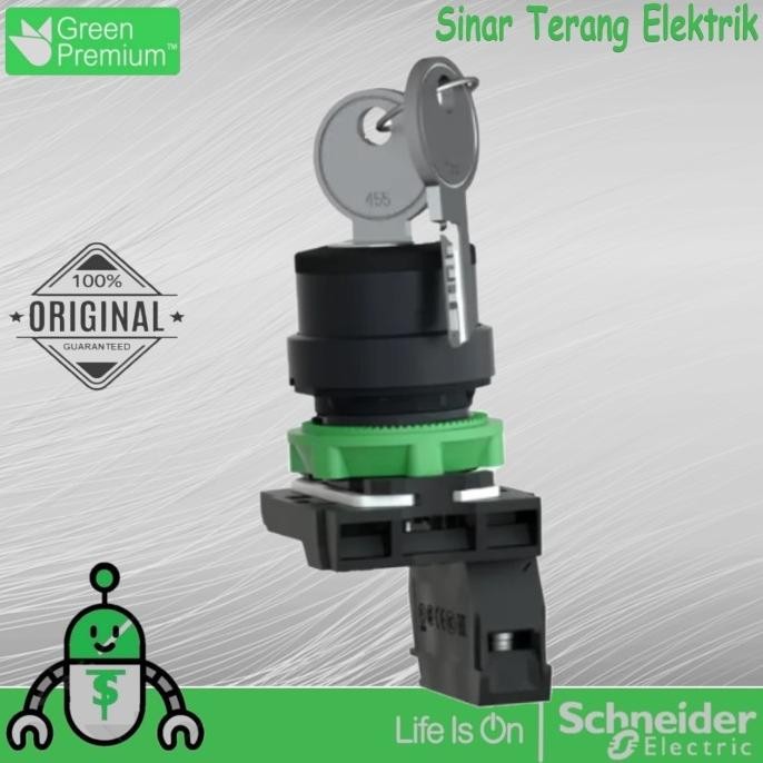 Jual SCHNEIDER HARMONY SELECTOR 2 POSISI KEY SWITCH STAY PUT 1NO XB5AG21 | Shopee Indonesia