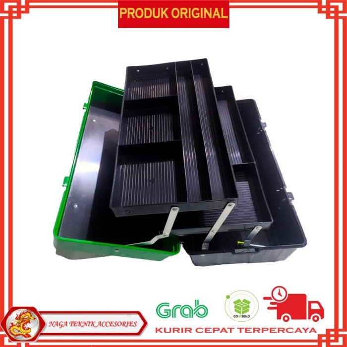 Jual Banyak Dicari Tekiro Tool Box 3 Susun Plastik Ukuran 426X235X180Mm (St-Tb2046) | Shopee ...