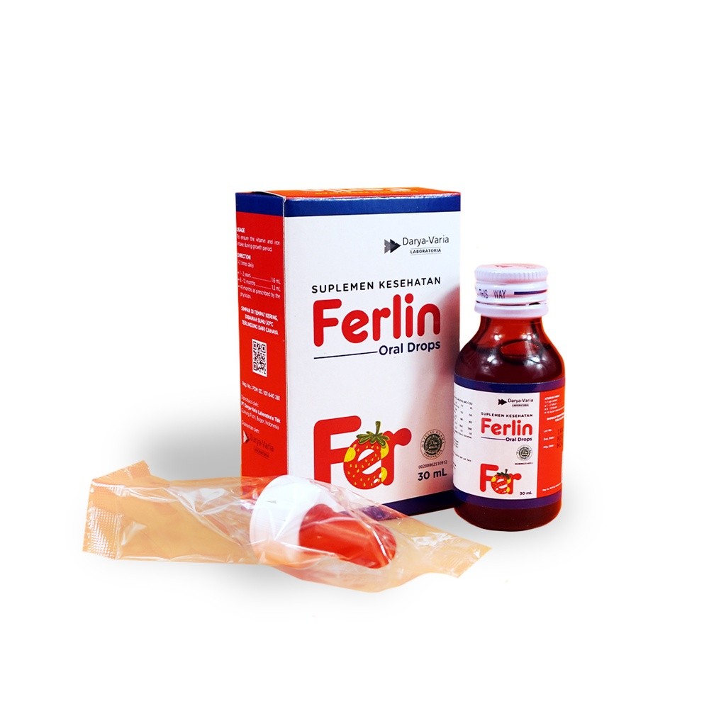 Jual FERLIN ORAL DROPS 30 ML-Multivitamin bayi | Shopee Indonesia