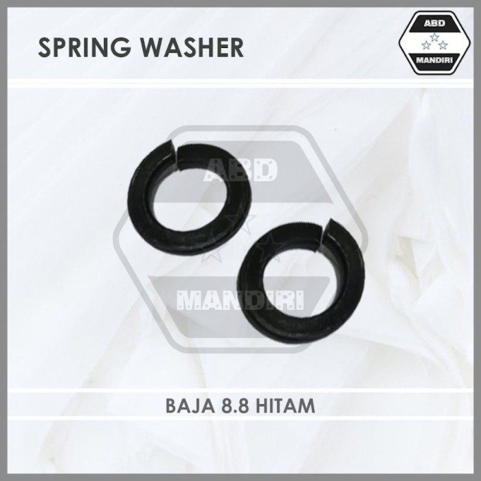 Jual Baja Hitam 8.8 Ring Per Ver M12 ( Spring Washer ) M 12 (1/2 ...