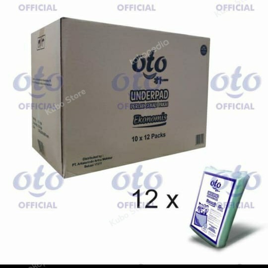 Jual TERLARIS! 1 dus/kardus Underpad Oto 60x90 Alas Pipis Training Pad ...