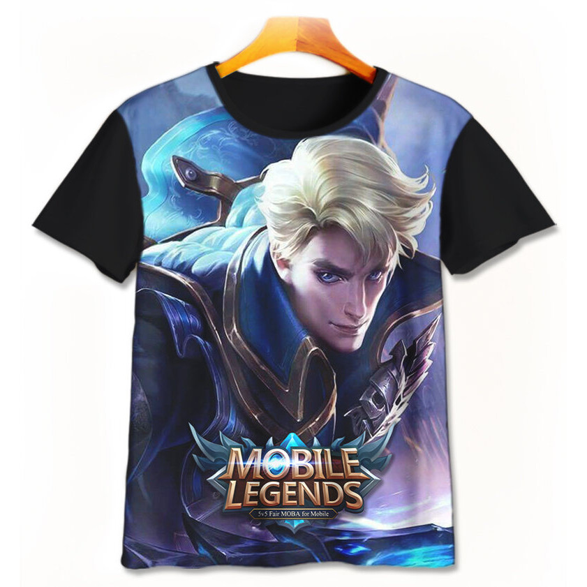 Jual Baju Kaos Anak 3D Mobile Legends ML - Alucard Pakaian Anak Laki - Laki Perempuan Kaos ML ...