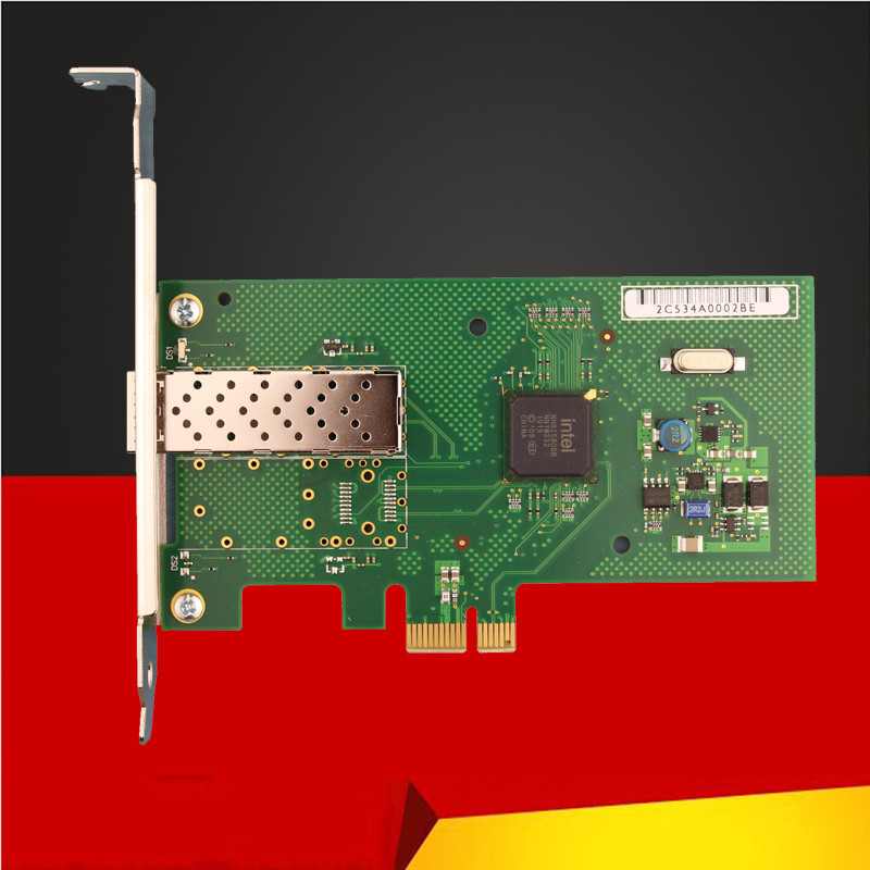 Jual CMTOFIC PCI Express Fiber Optic Network Card PCI-E X1 WY580F1SFP ...