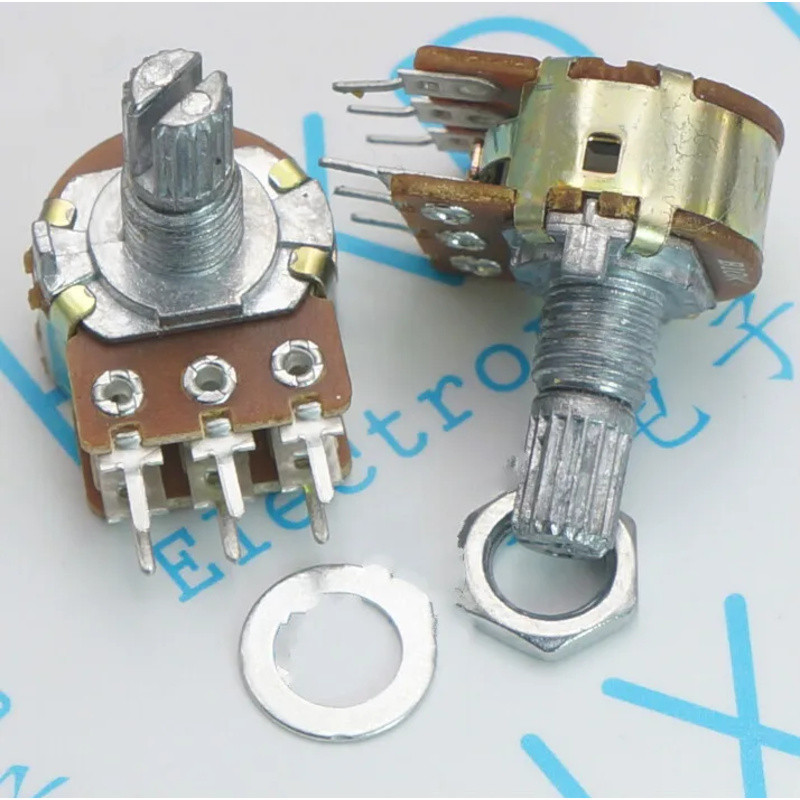 Jual MADURAJAYYA Double WH148 Type 10K Potentiometer B10K Handle Length ...