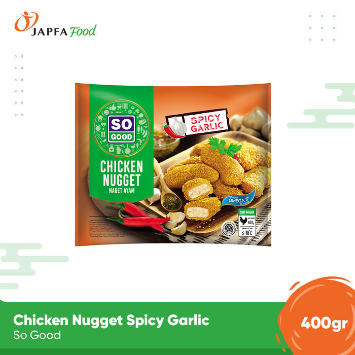 Jual So Good Chicken Nugget Spicy Garlic 400gr | Shopee Indonesia