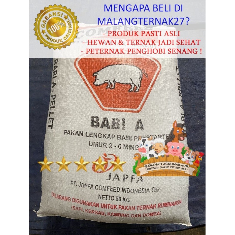 Jual Pelet Pur Makanan Babi A Campuran Ayam Kuda Bebek Sapi Kambing ...