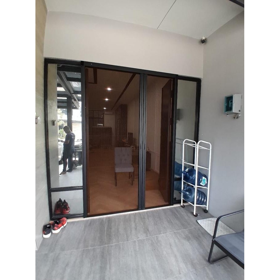 Jual Onna lipat door - Ram Kasa Nyamuk kawat pintu geser jaring strimin ...