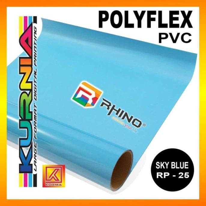 Jual POLYFLEX KOREA RHINO PVC SKY BLUE | Shopee Indonesia