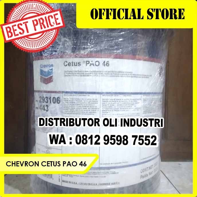 Jual Baru Chevron Cetus Pao 46 ( 20 Liter - Ready Stock ) | Shopee ...