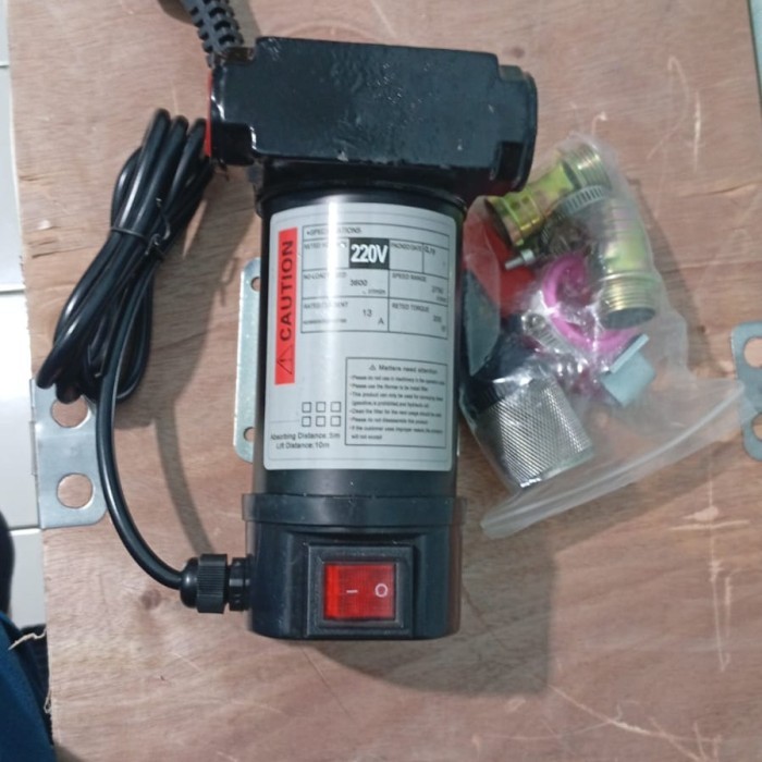 Jual Baru Pompa Minyak Solar Oli Dc Electric Oil Pump Dc 220V Pompa ...