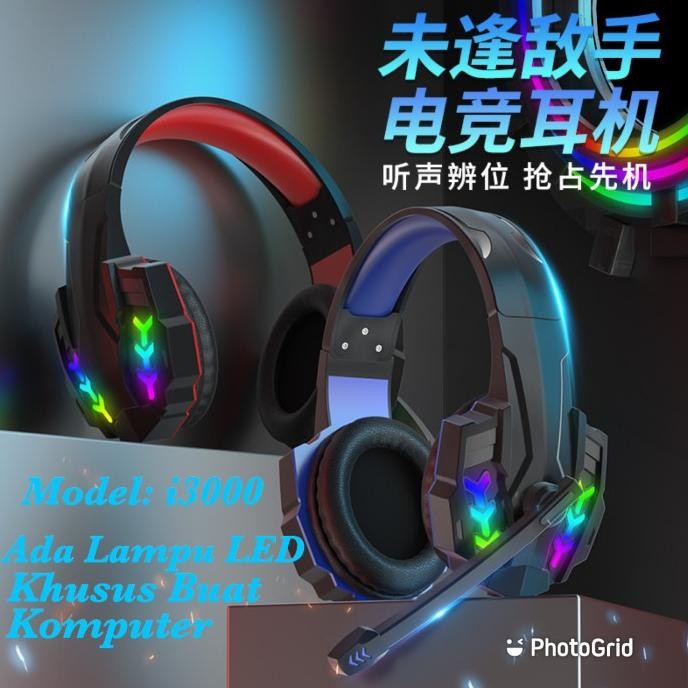 Jual HEADSET GAMING & HEADPHONE GAMING + MICROPHONE PAKAI KABEL JACK 3.5MM ORIGINAL DAN ...