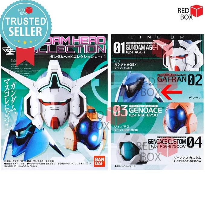 Jual Gafran - Gundam Head Collection Vol.1 (RARE) Bandai Original ...