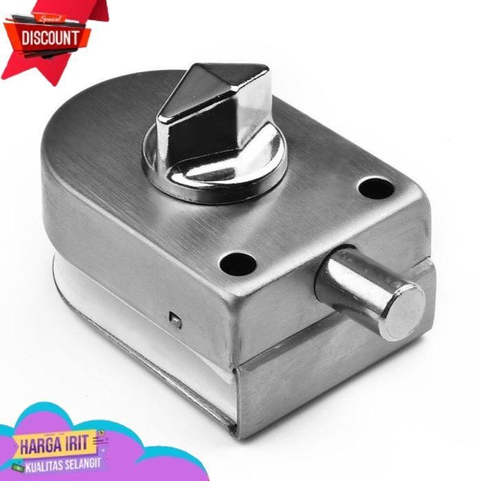 Jual SALE KUNCI PINTU KACA 10 - 12 MM DOUBLE GLASS DOOR LOCK KUNCI PINTU GRENDEL SLOT PINTU KACA ...
