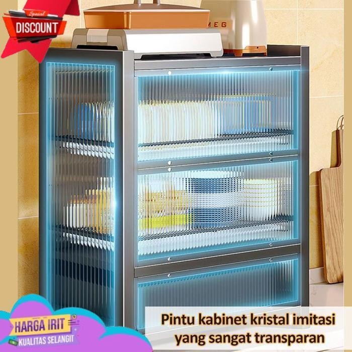 Jual DISKON LEMARI PIRING STAINLESS STEEL DENGAN RAK PIRING LACI RAK ...