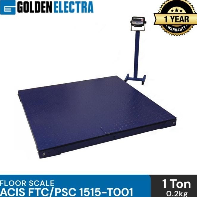 Jual Timbangan Lantai Digital 1 Ton Acis / Ftc1515-T001/Psc Floor Scale | Shopee Indonesia