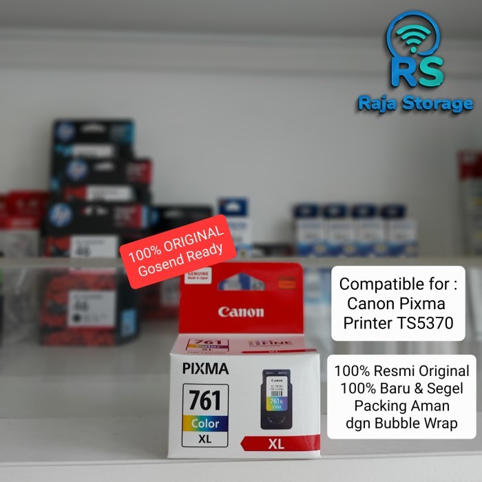 Jual Canon 761 XL Color Warna Cartridge Tinta 761XL Printer Pixma ...