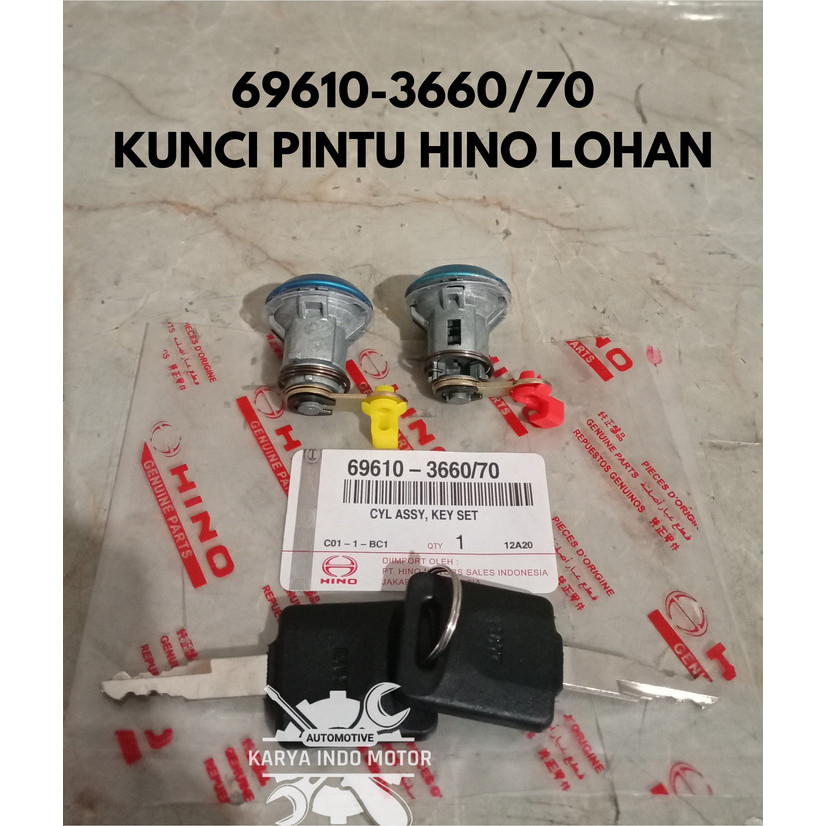 Jual Door Key Set Anak Kunci Pintu Kanan Kiri Hino Lohan Fm260Ti 69610 ...