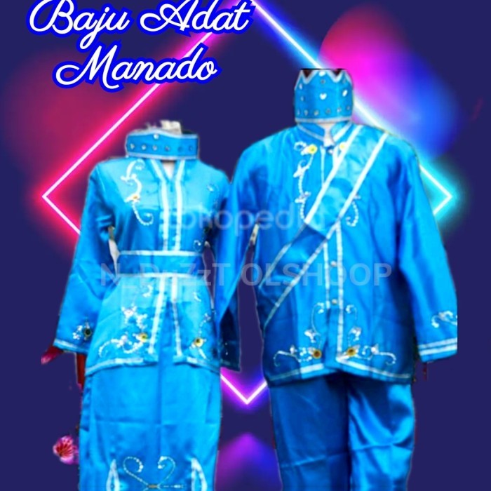 Jual Baju Adat Manado Dewasa ( Berlaku 1 Stel Pria/Wanita ) | Shopee ...