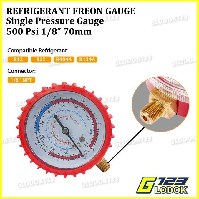Jual Meteran Manifold Manometer Freon R22 R32 R134A R410A Pressure ...