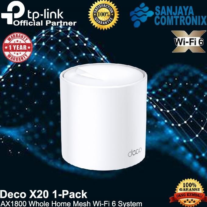 Jual Tp-Link Deco X20 Ax1800 Whole Home Mesh Wi-Fi 6 Premium | Shopee Indonesia