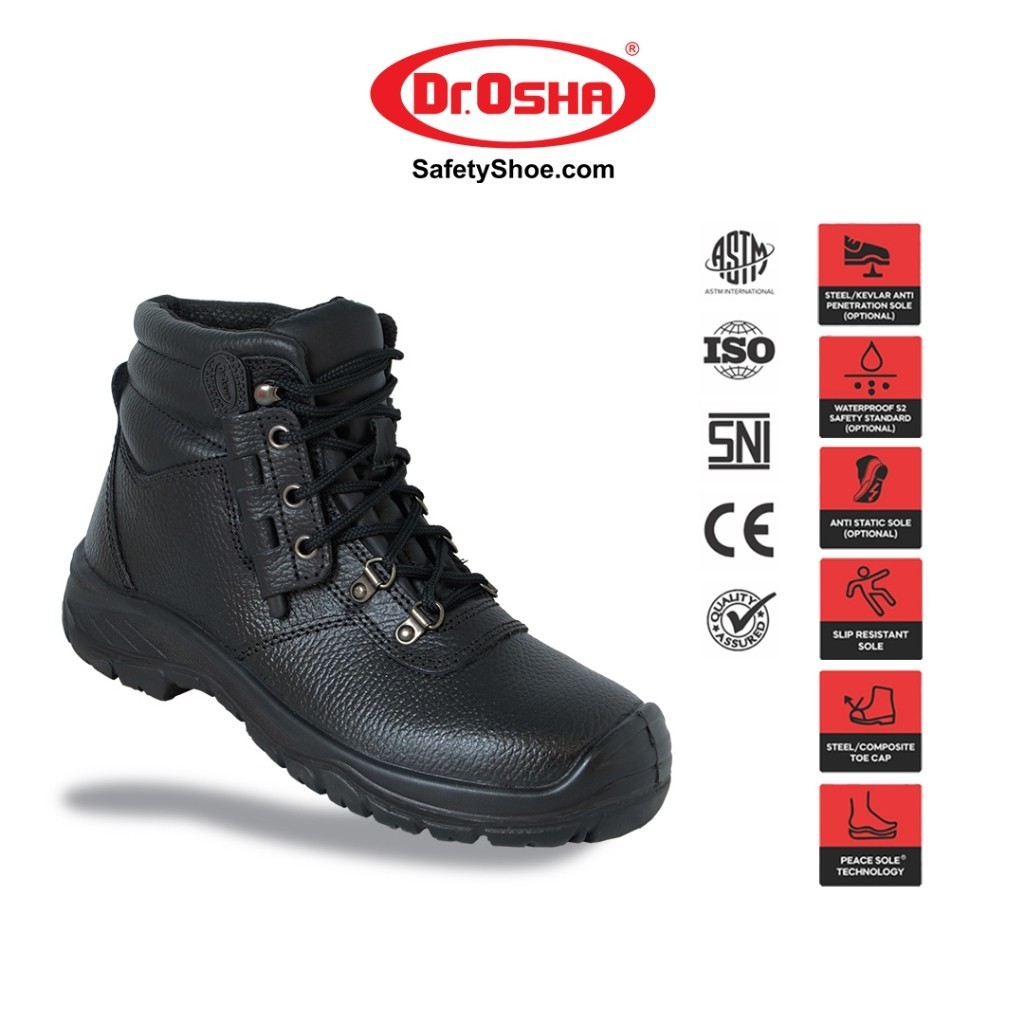 Jual Dr OSHA Ankle Boot 3228 Safety Shoes with Quick Release System ...