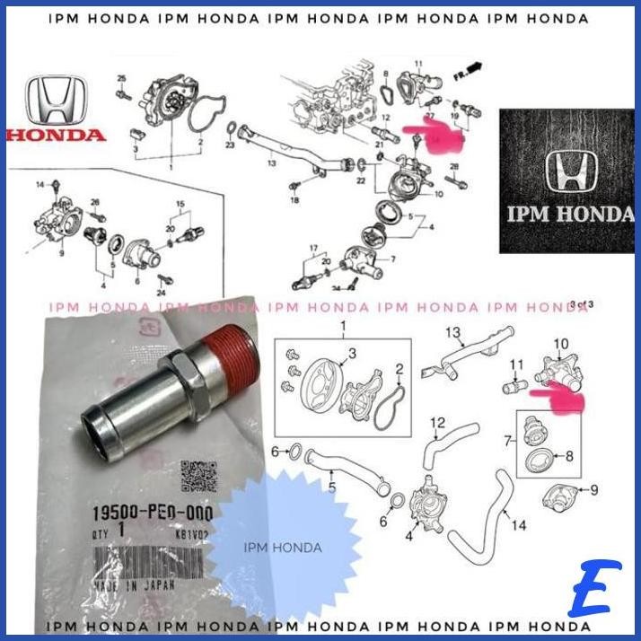 Jual [IPM] JOINT TUBE PIPA DEKSEL CYLINDER HEAD HONDA CIVIC CITY ...