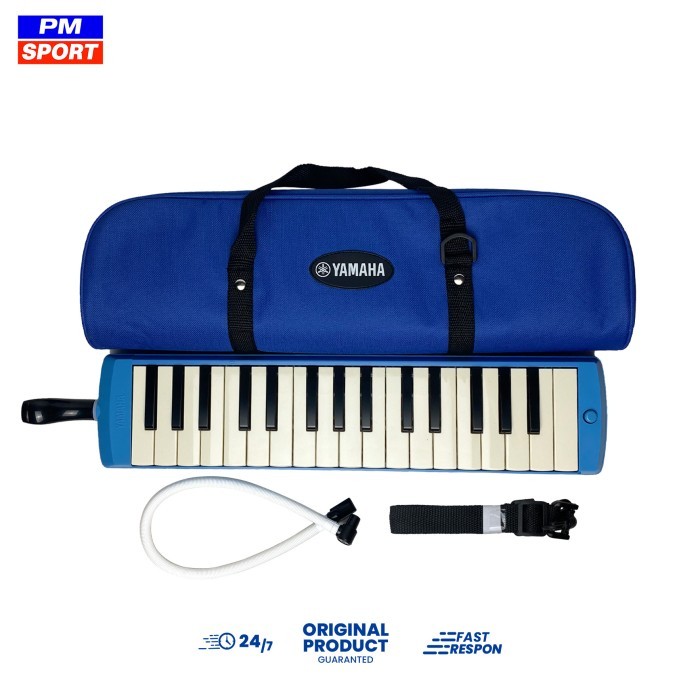 Jual Pianika Yamaha Pianica Original Alat Musik Tiup Plus Tas - Biru | Shopee Indonesia