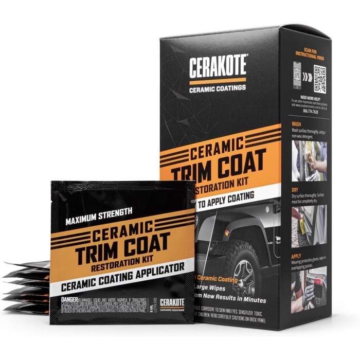 Jual Cerakote Creamic Trim Coat Kit Ceramic Coating Black Kit Plastic ...