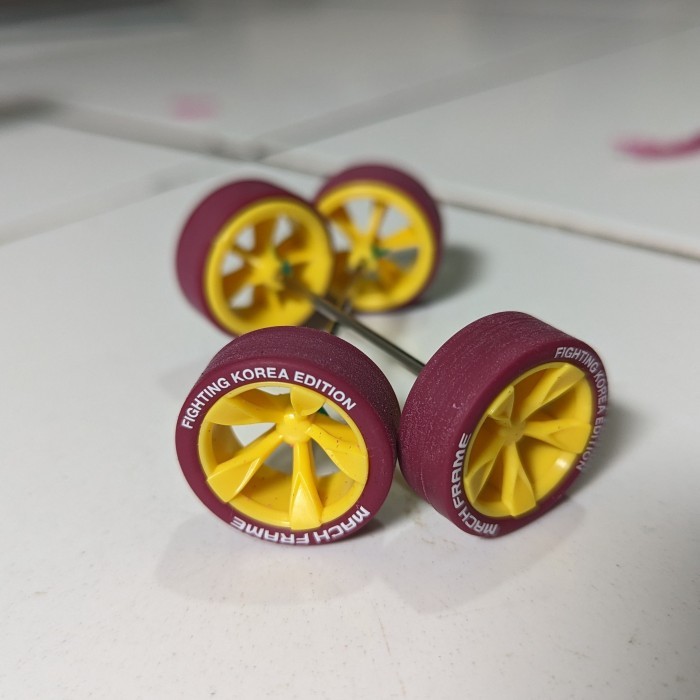 Jual Ban Jadi Tamiya STB Pro 5 Spoke Maroon Bubut Balance Original ...