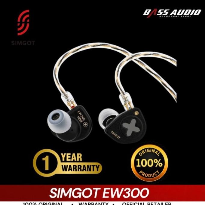 Jual HARGA DISC - SIMGOT EW300 1DD+1Planar+1PZT Tribrid Driver In Ear ...