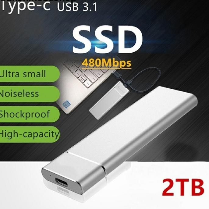 Jual CO BD mini SSD memory hardisk external portabel USB 3.1 500GB 1TB ...