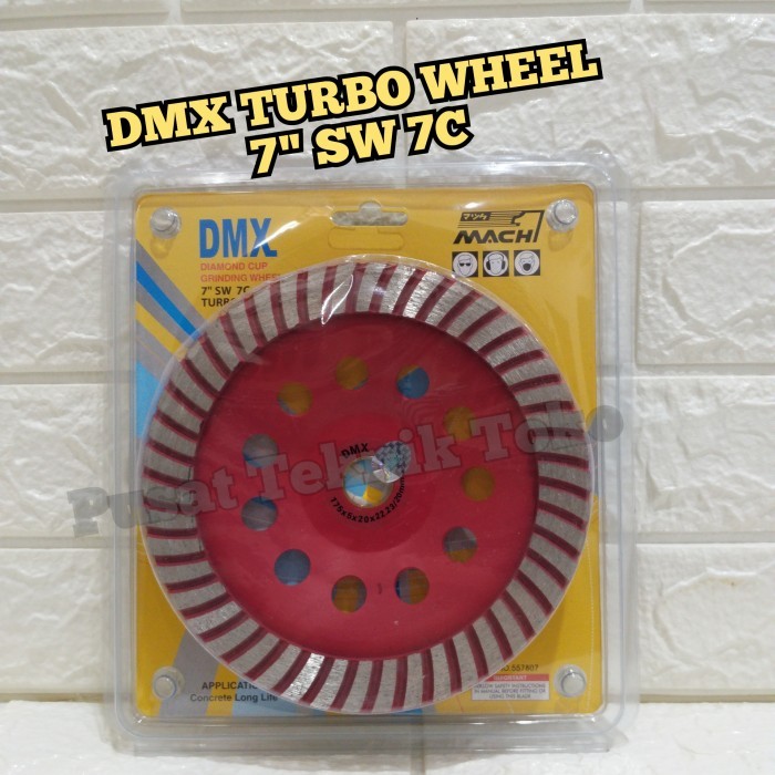 Jual DIAMOND CUP WHEEL DMX TURBO 7" - MATA GERINDA POLES BETON DMX 7 ...