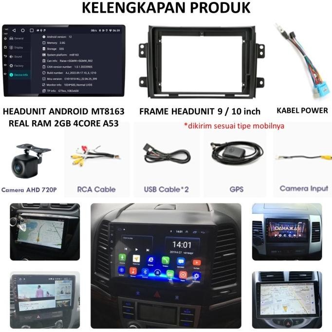 Jual Terjangkau Frame+Soket+Headunit Android Nissan Teana 2008 Mt8163 ...