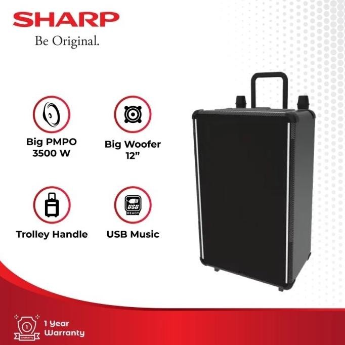 Jual Sharp Speaker Aktif Cbox-Trb12Cbl New Stok | Shopee Indonesia