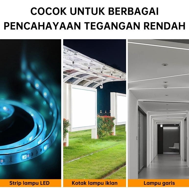 Jual Power Supply Slim 12V 3A 36W / 5A 60W Trafo Indoor Light Box Led ...