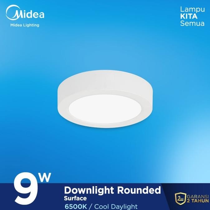 Jual Lampu - Midea Lighting - Lampu Led Downlight Outbow Led 9 Watt ...