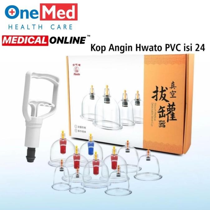 Jual KOP ANGIN HWATO PVC ISI 24 / ALAT BEKAM HWATO ONEMED MEDICAL ...