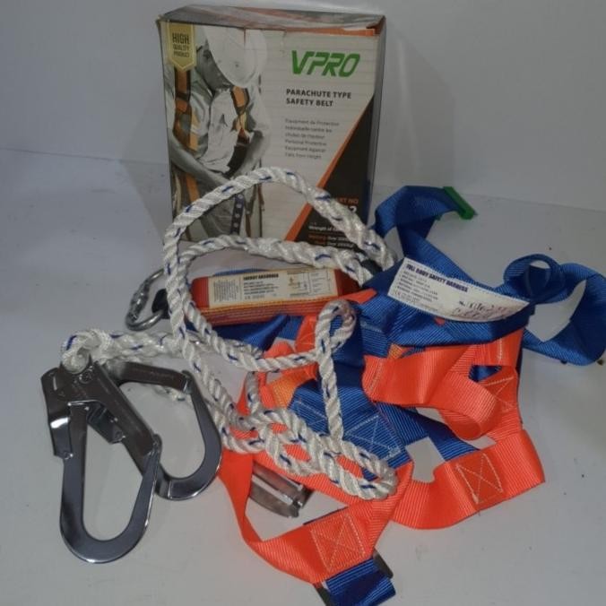 Jual Produk Baru!! Full Body Harness Absorber Double Lanyard Big Hook Vpro | Shopee Indonesia