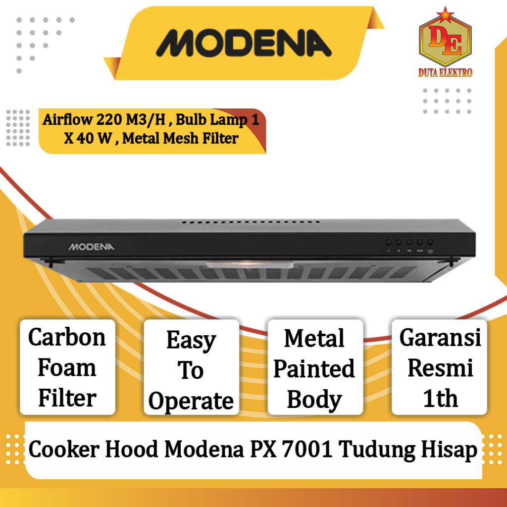 Jual Cooker Hood Modena PX 7001 Tudung Hisap | Shopee Indonesia