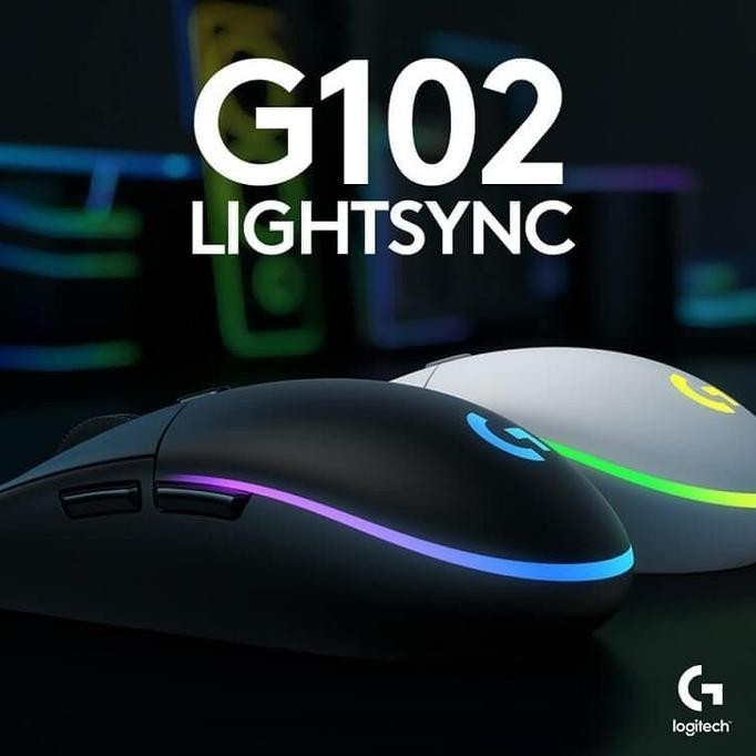 Jual Mouse Logitech G102 LIGHTSYNC Black RGB | Shopee Indonesia