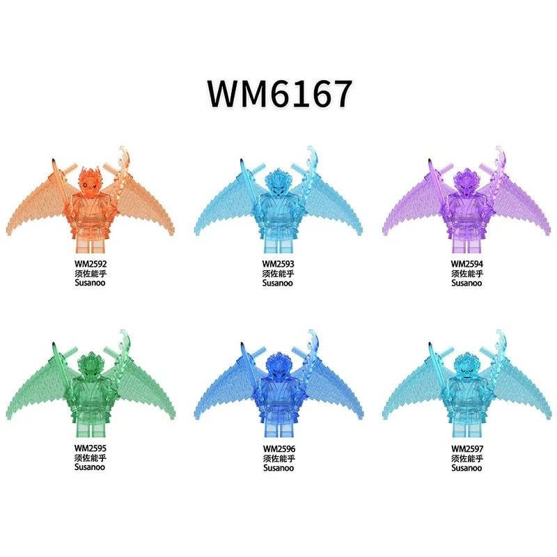 Jual Naruto Susanoo Building Blocks WM Blocks WM6167 WM2592 WM2597 ...