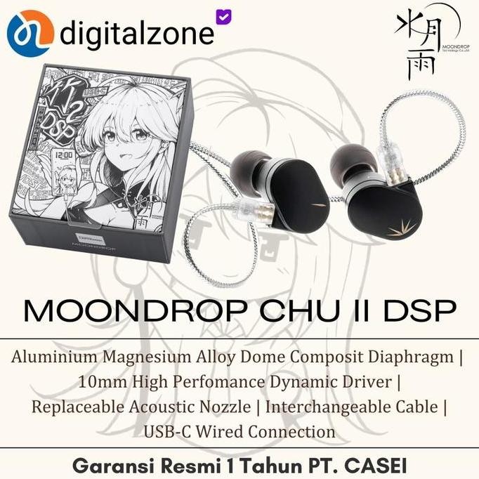 Jual MOONDROP CHU II DSP IEM GARANSI RESMI CASEI - MOONDROP CHU 2 DSP 2807T | Shopee Indonesia