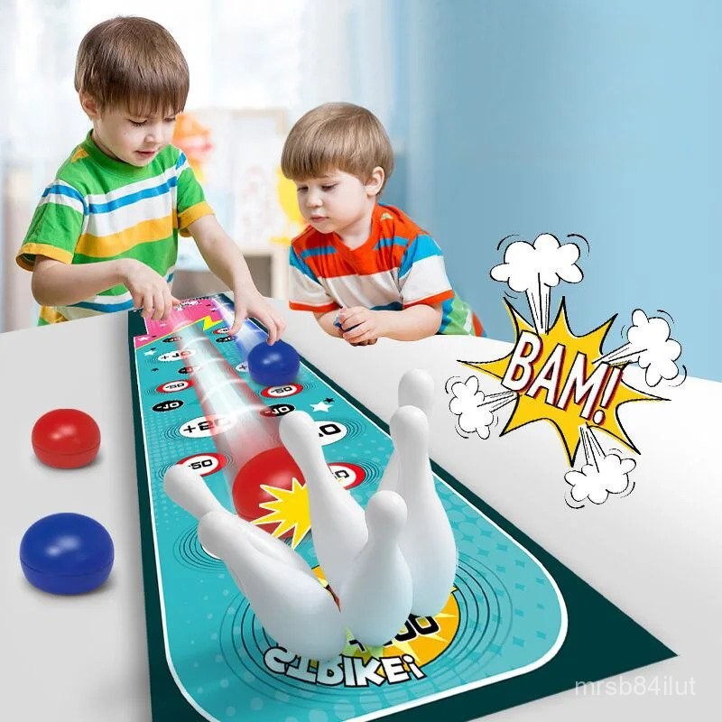 Jual Set Mainan Bowling Mini Desktop untuk Anak Laki-laki, Permainan ...