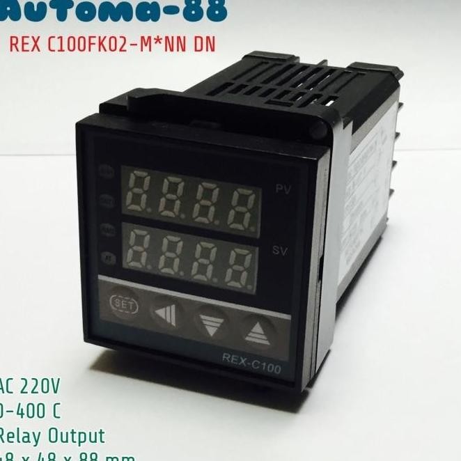 Jual DIGITAL PID REX-C100 OUT RELAY 0-400C TEMPERATUR KONTROL SUHU AC 220V | Shopee Indonesia
